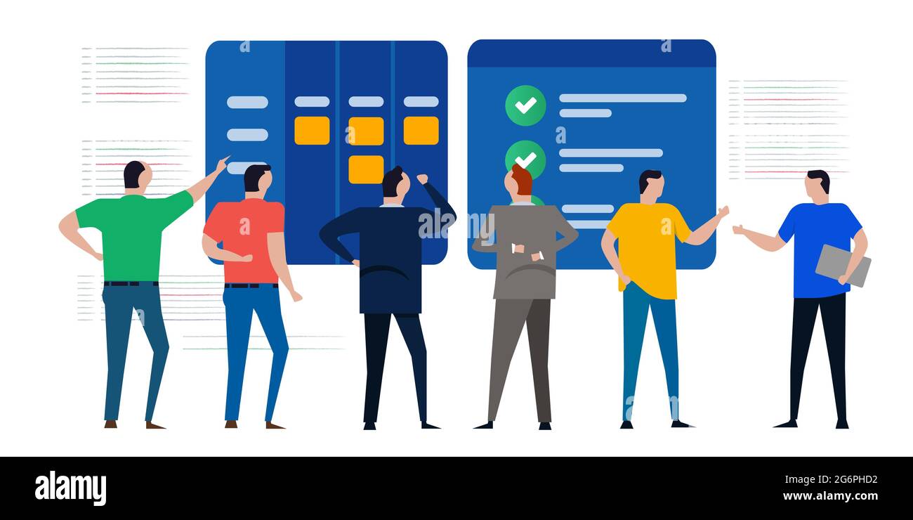 team task board to do list post it notes check mark project meeting ...