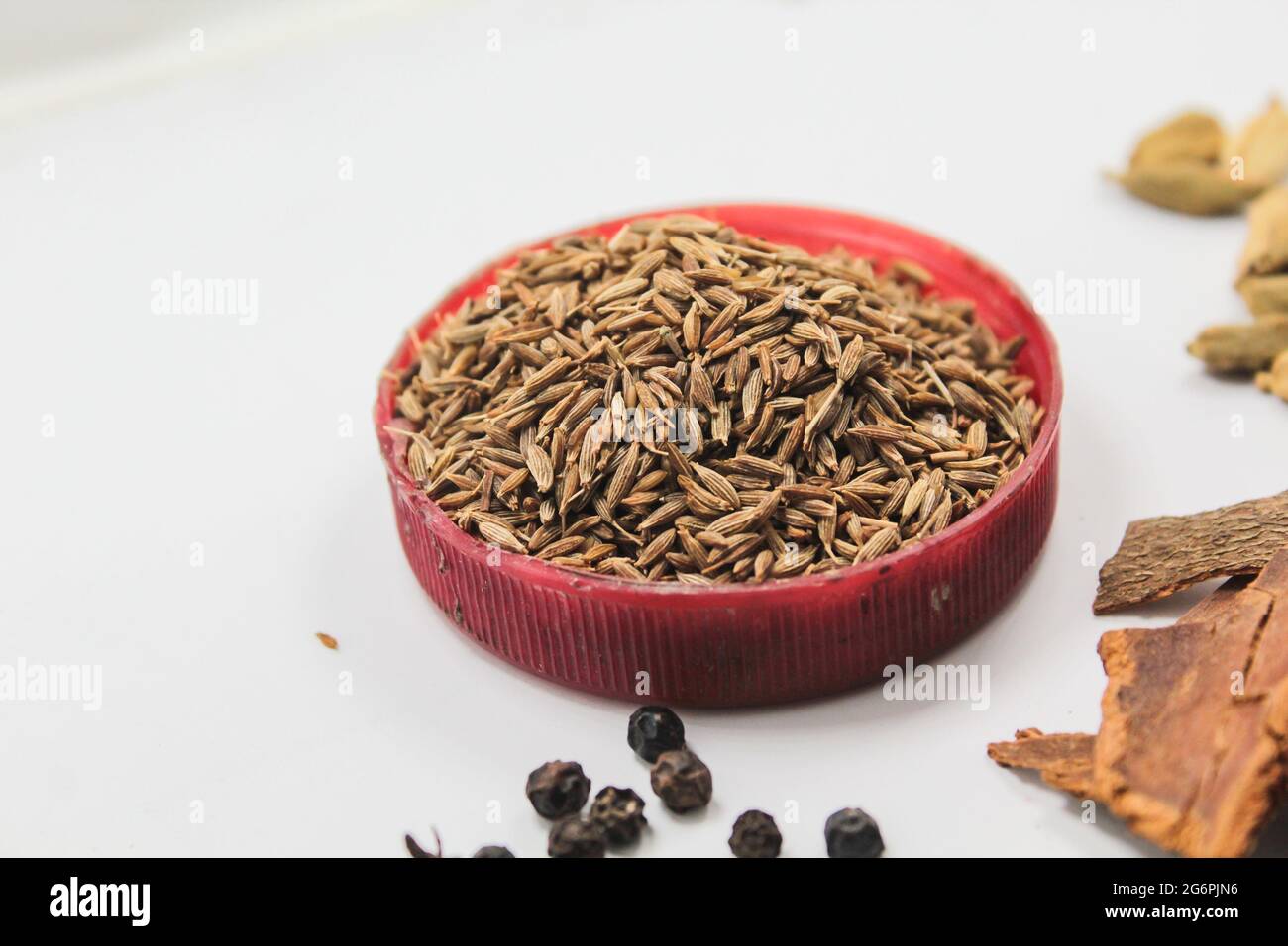 Cumin masala on isolated,cumin for flavour, cumin for taste curry Stock ...