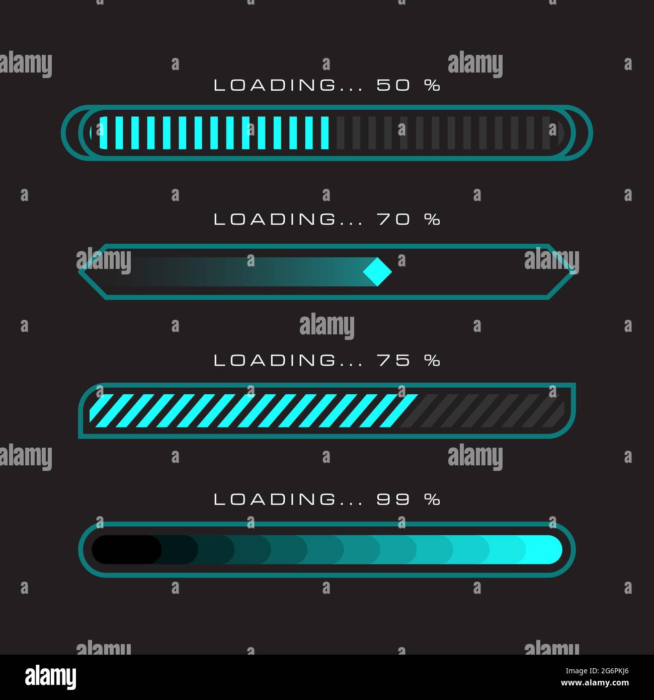 loading Vector icon design illustration Template Stock Vector Image ...