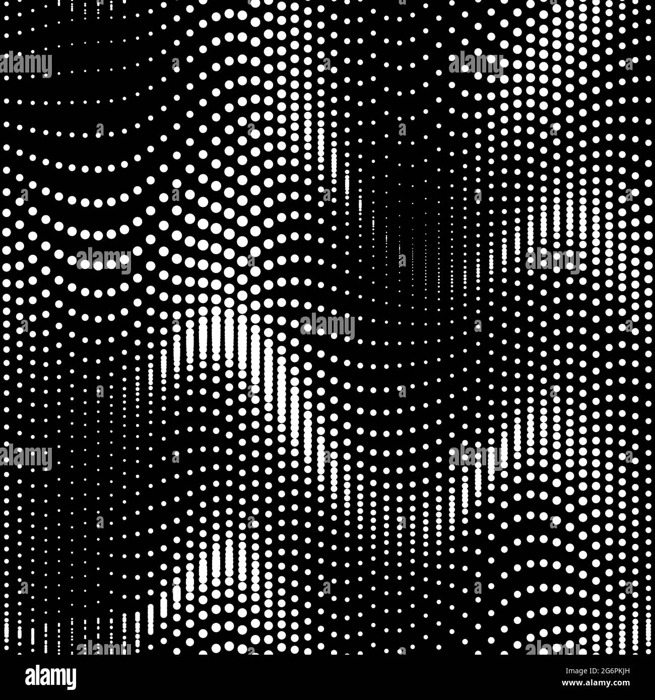 Seamless wavy array of dots pattern for print or digital use Stock ...