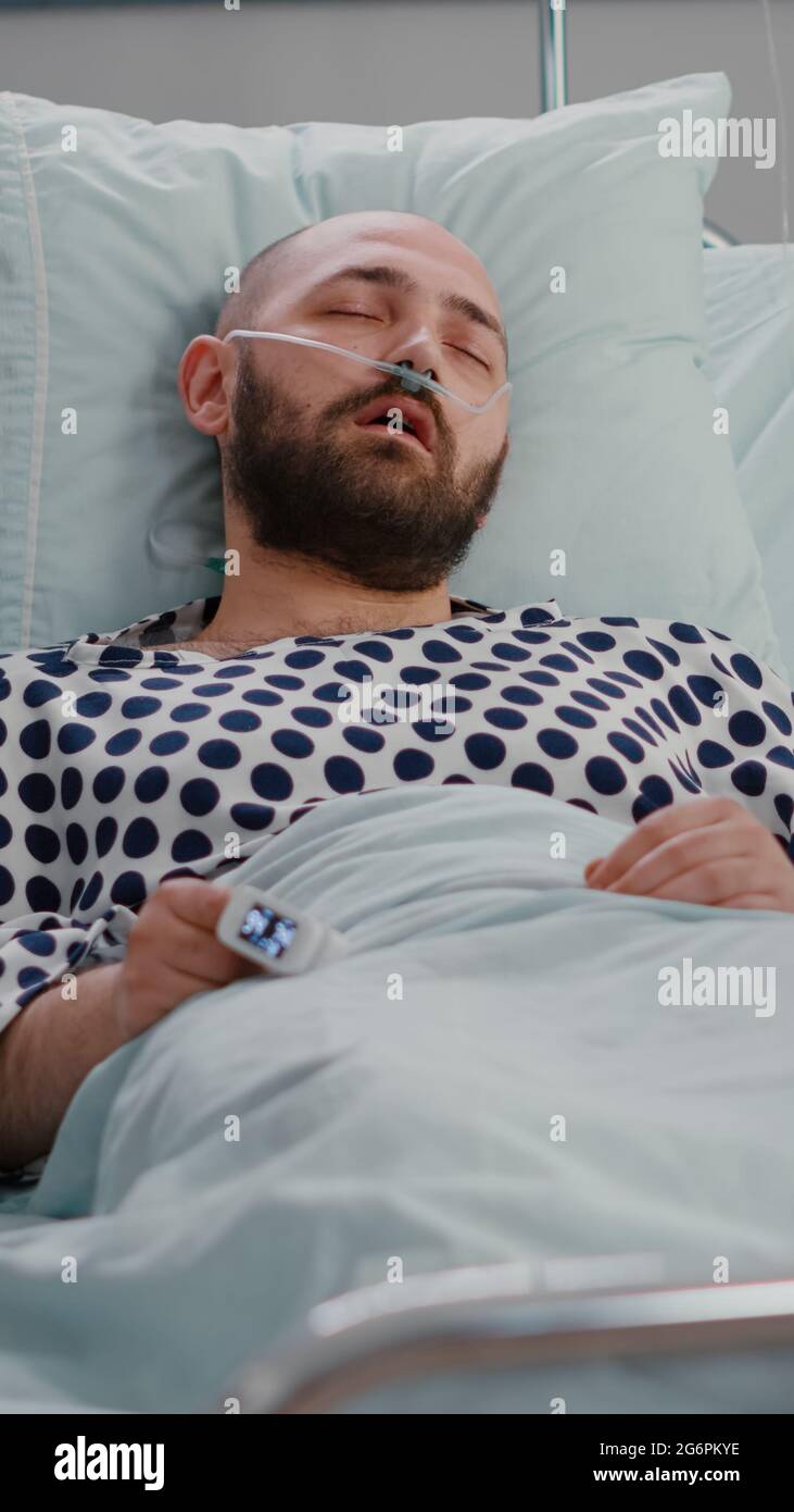 Medical nurse checking temperature monitoring sickness symptom during ...