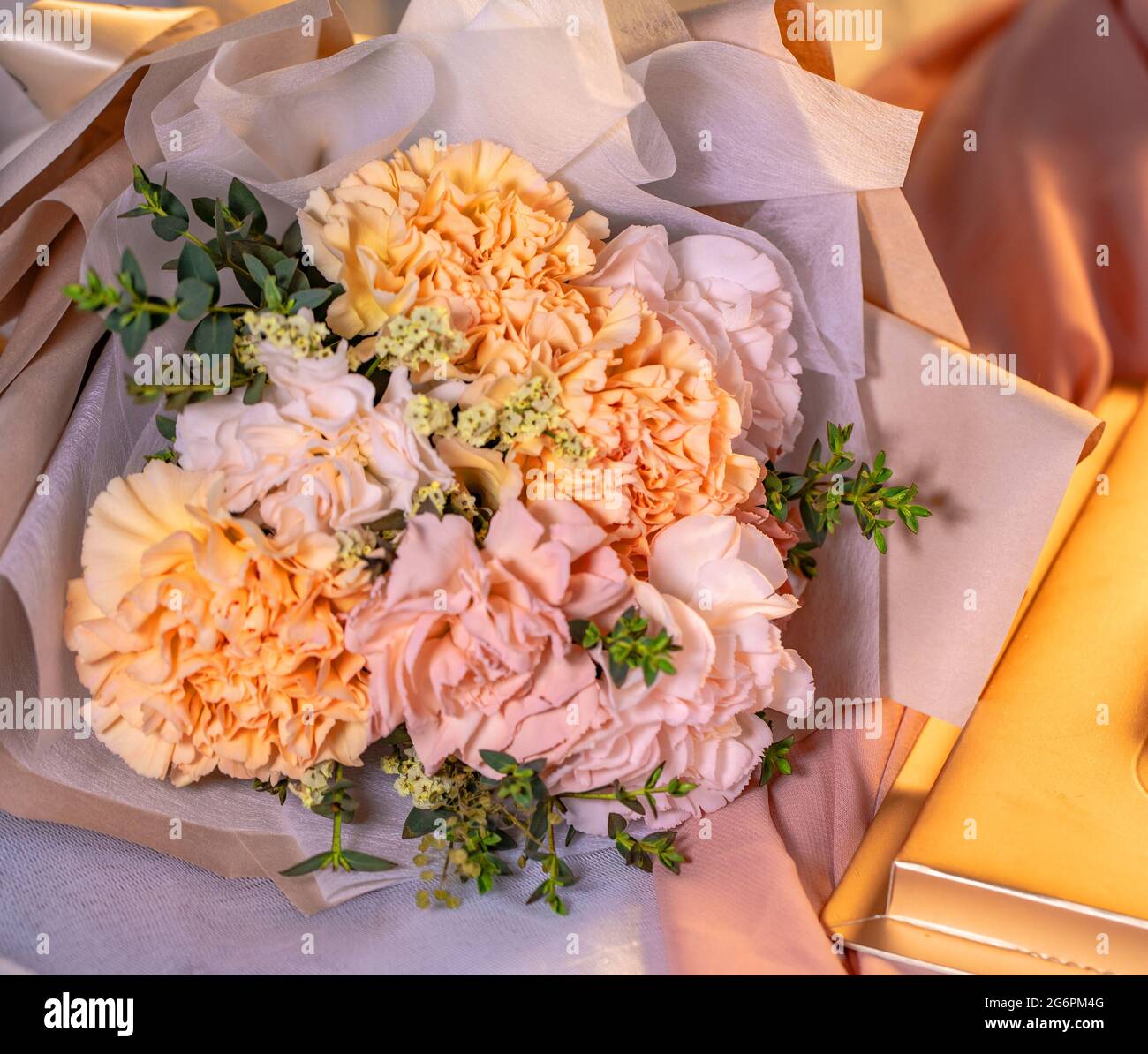 A carnation bouquet Stock Photo - Alamy