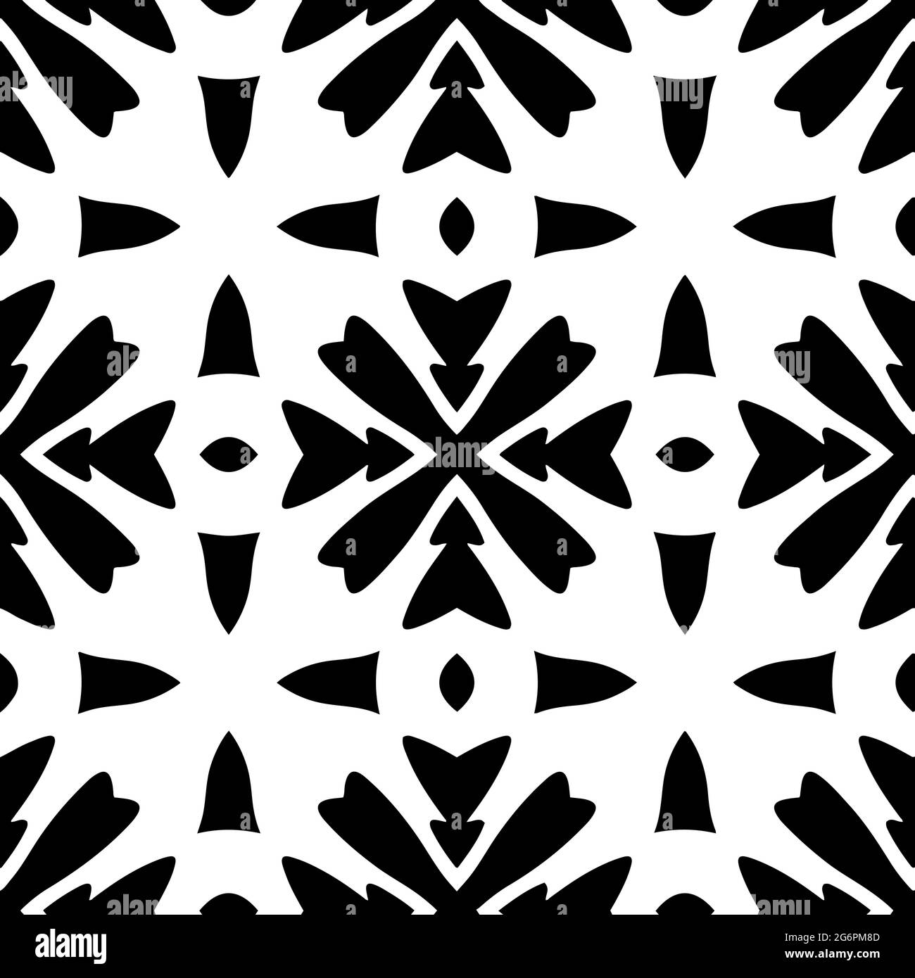 floral seamless pattern background.Geometric ornament for wallpapers ...