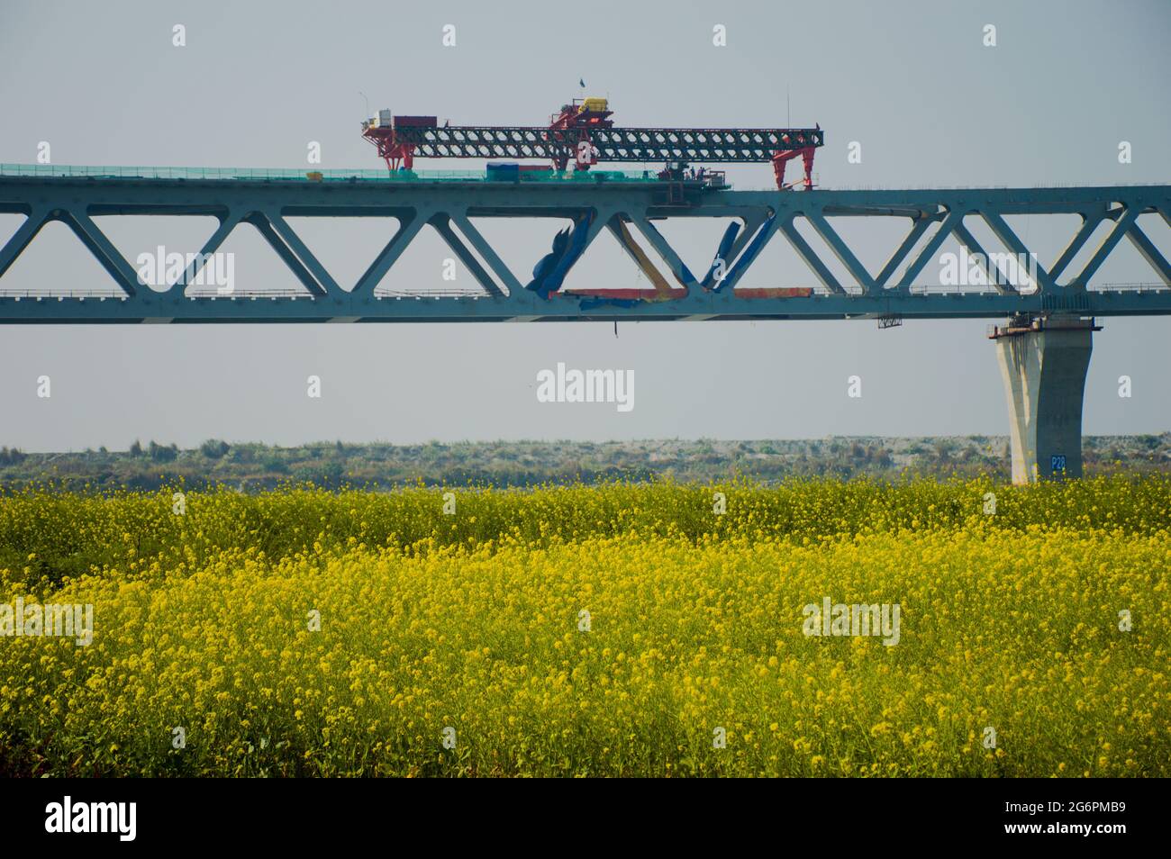 The grate project of Bangladesh.The padma bridge Stock Photo - Alamy