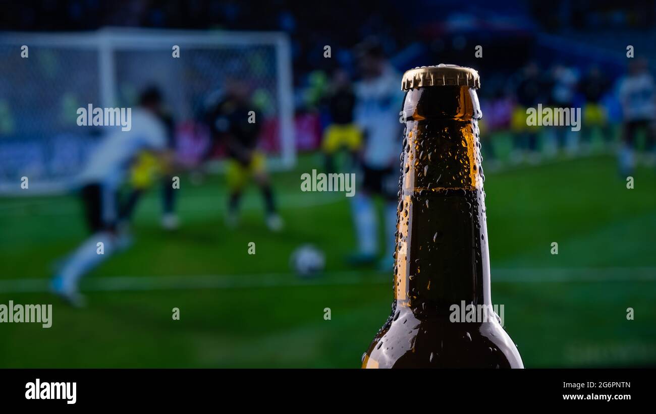 Beer football field hi-res stock photography and images - Alamy