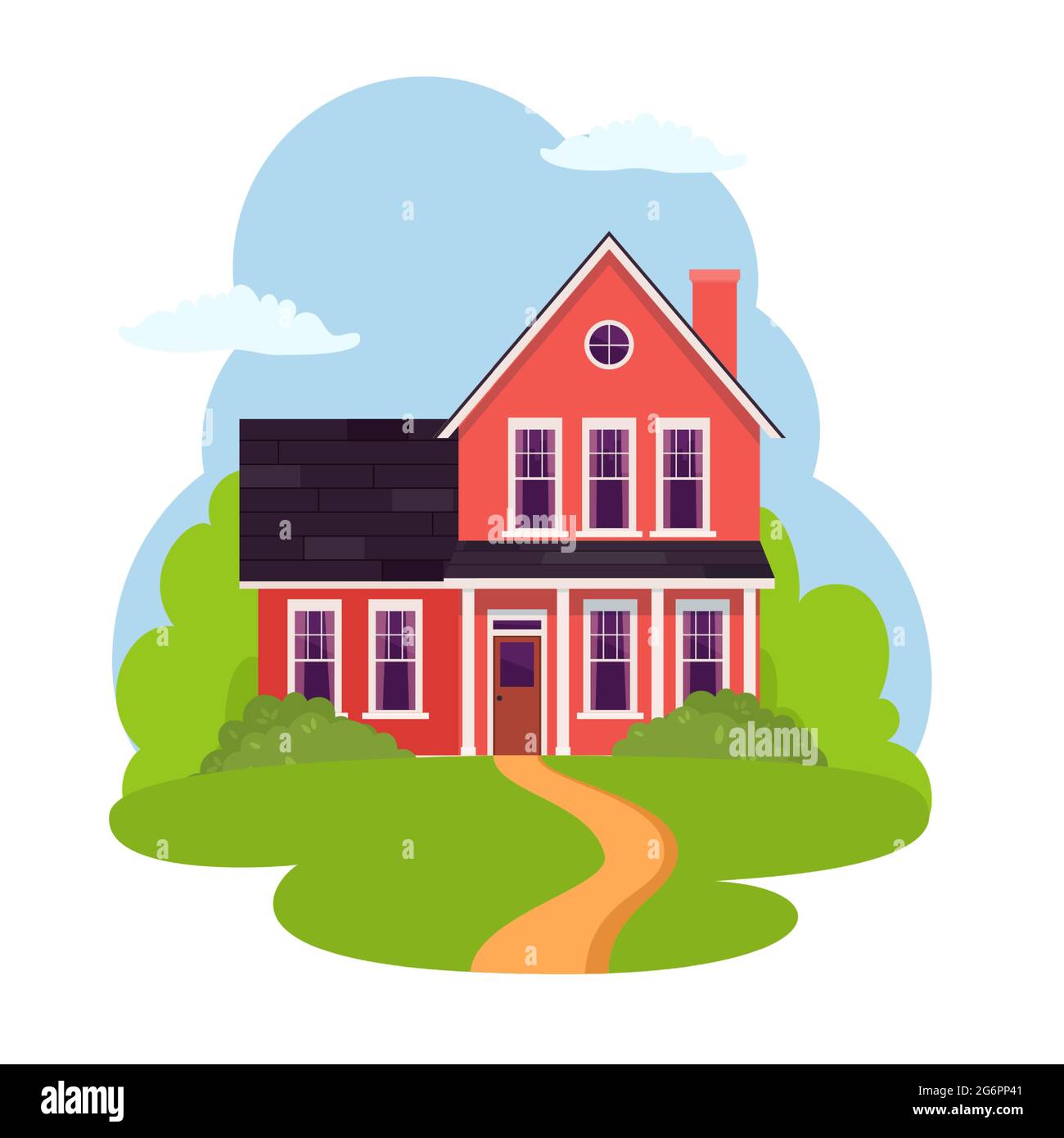 cute cartoon house Stock Vector Image & Art - Alamy