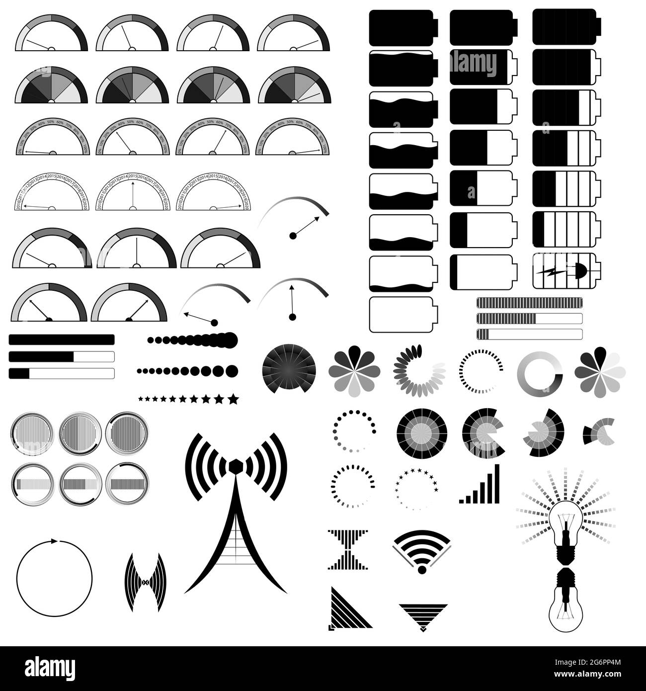 Various indicators Stock Vector Images - Alamy