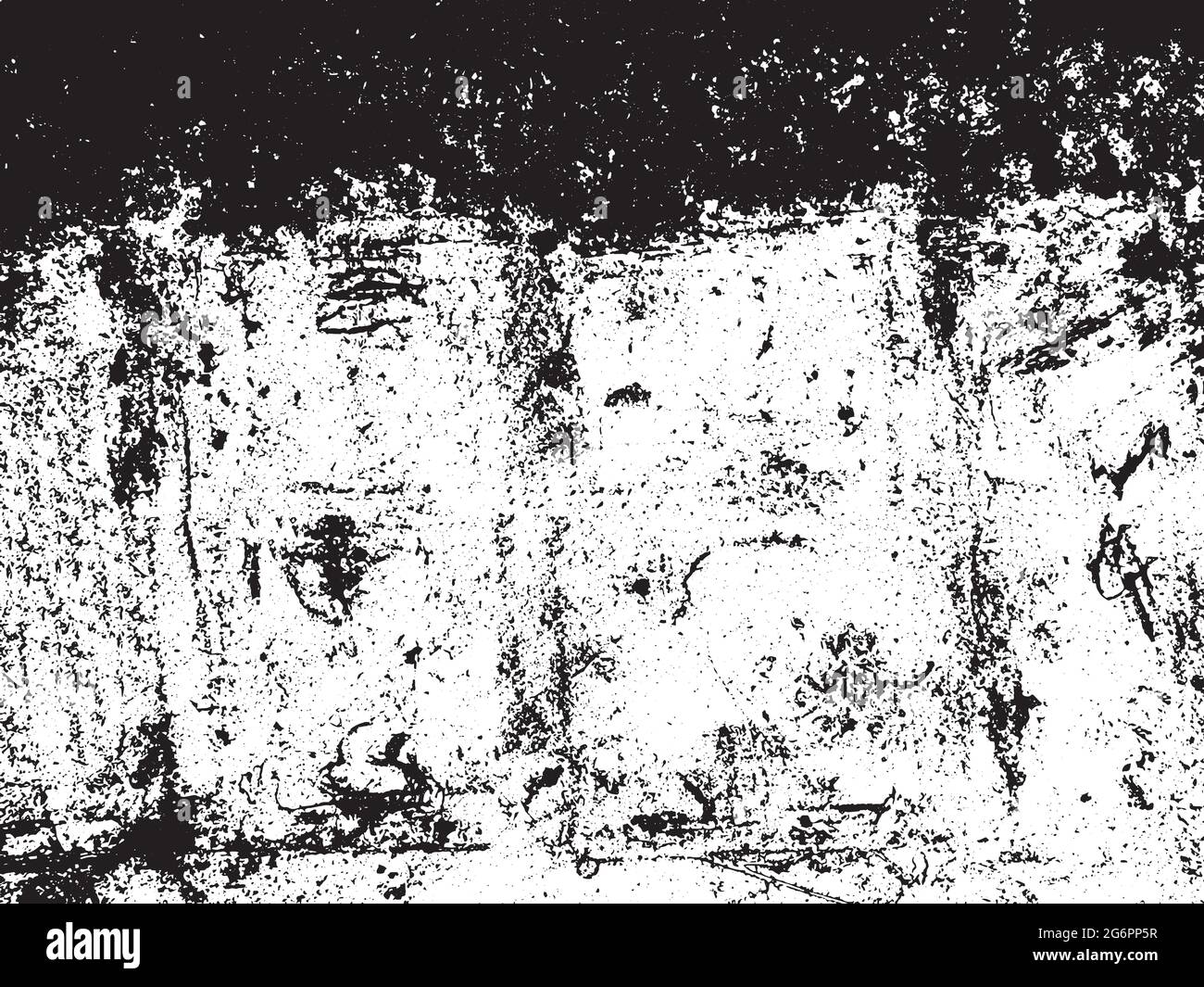 Black and white grunge. Distress overlay texture. Abstract surface dust ...