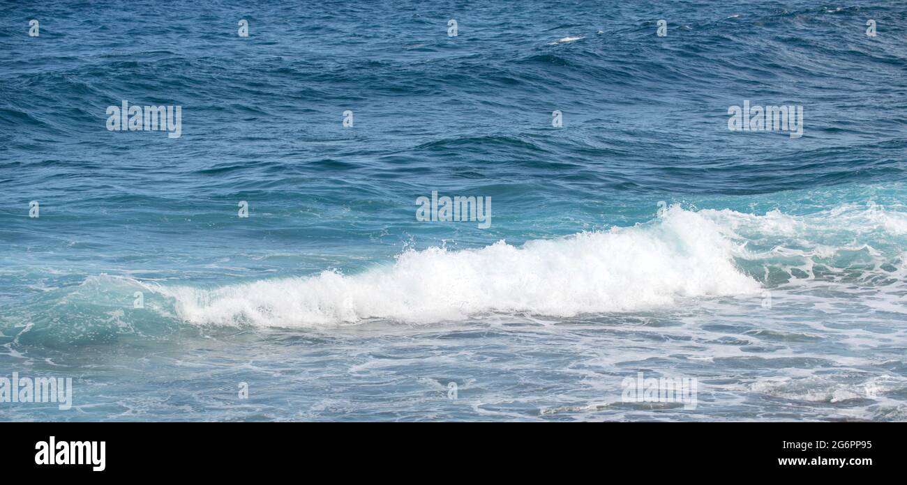 Calm sea water surface texture with splashes and waves. Abstract nature ...