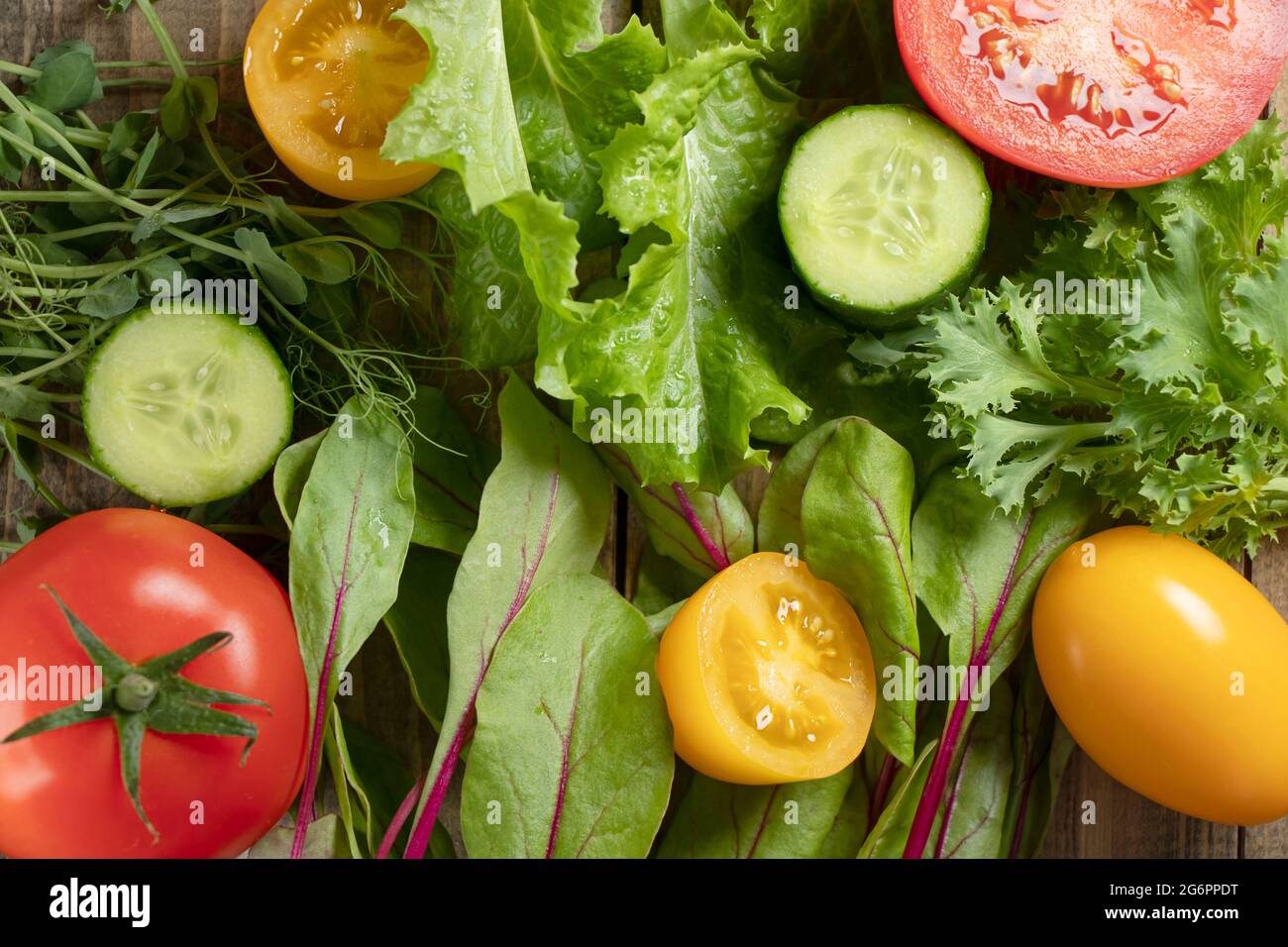 Different types salads cucumbers hi-res stock photography and images ...