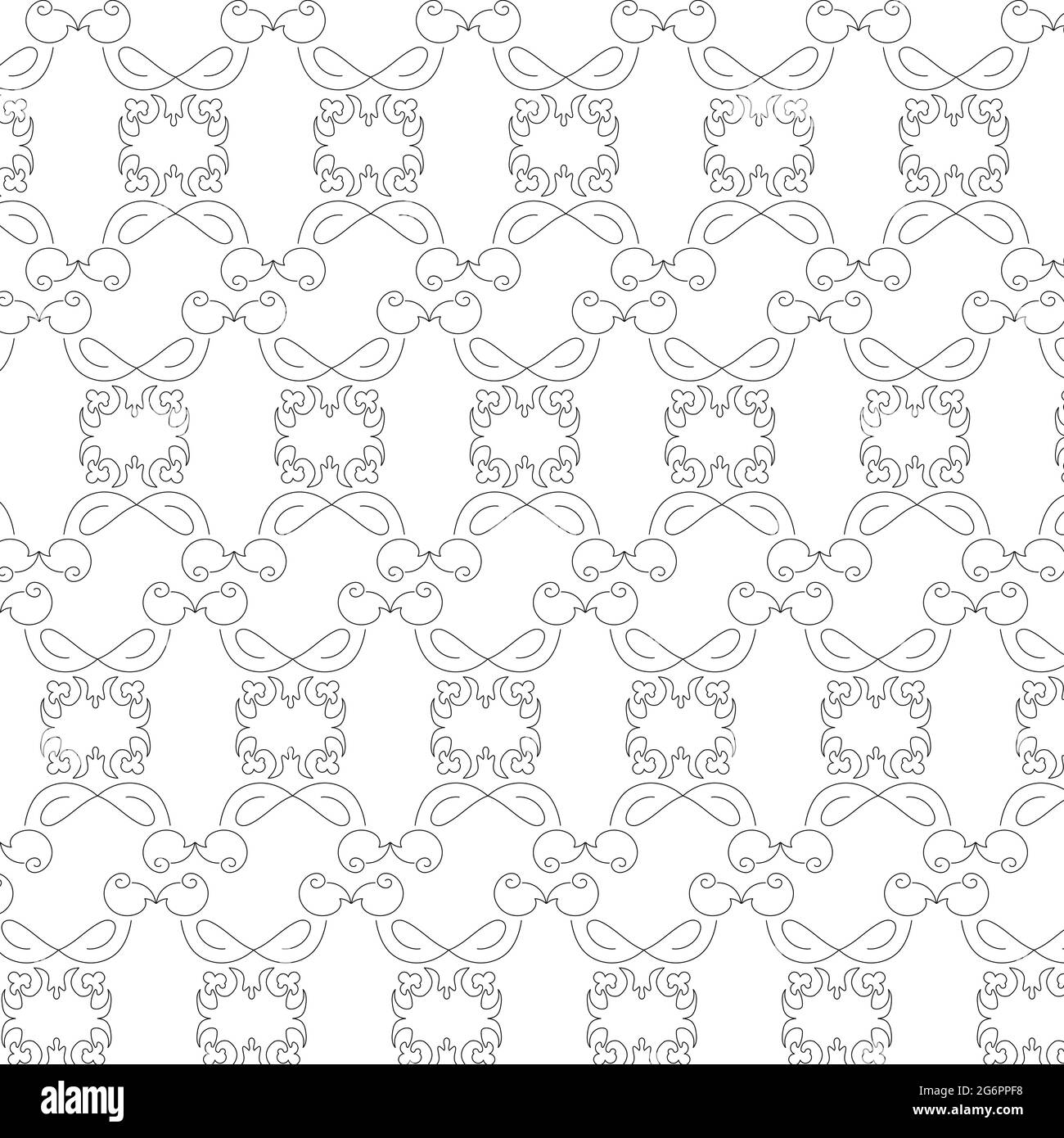 Seamless pattern, various geometric shapes on a white background ...