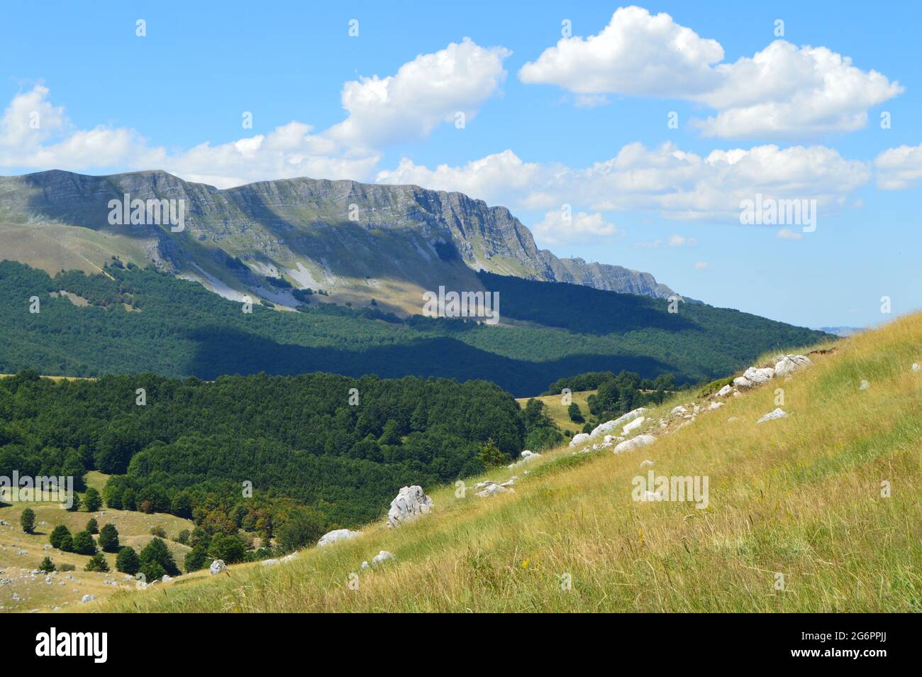 Hiking day on Volujak mountain Stock Photo - Alamy
