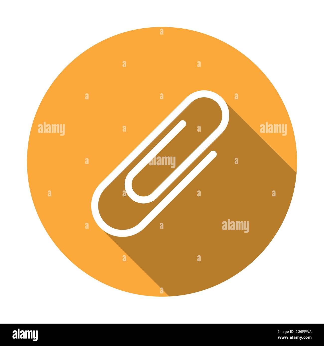 paper clip attachment icon vector for graphic design, logo, web site ...