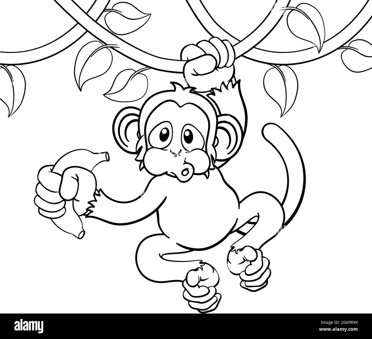 Jungle Scene Clip Art Black And White