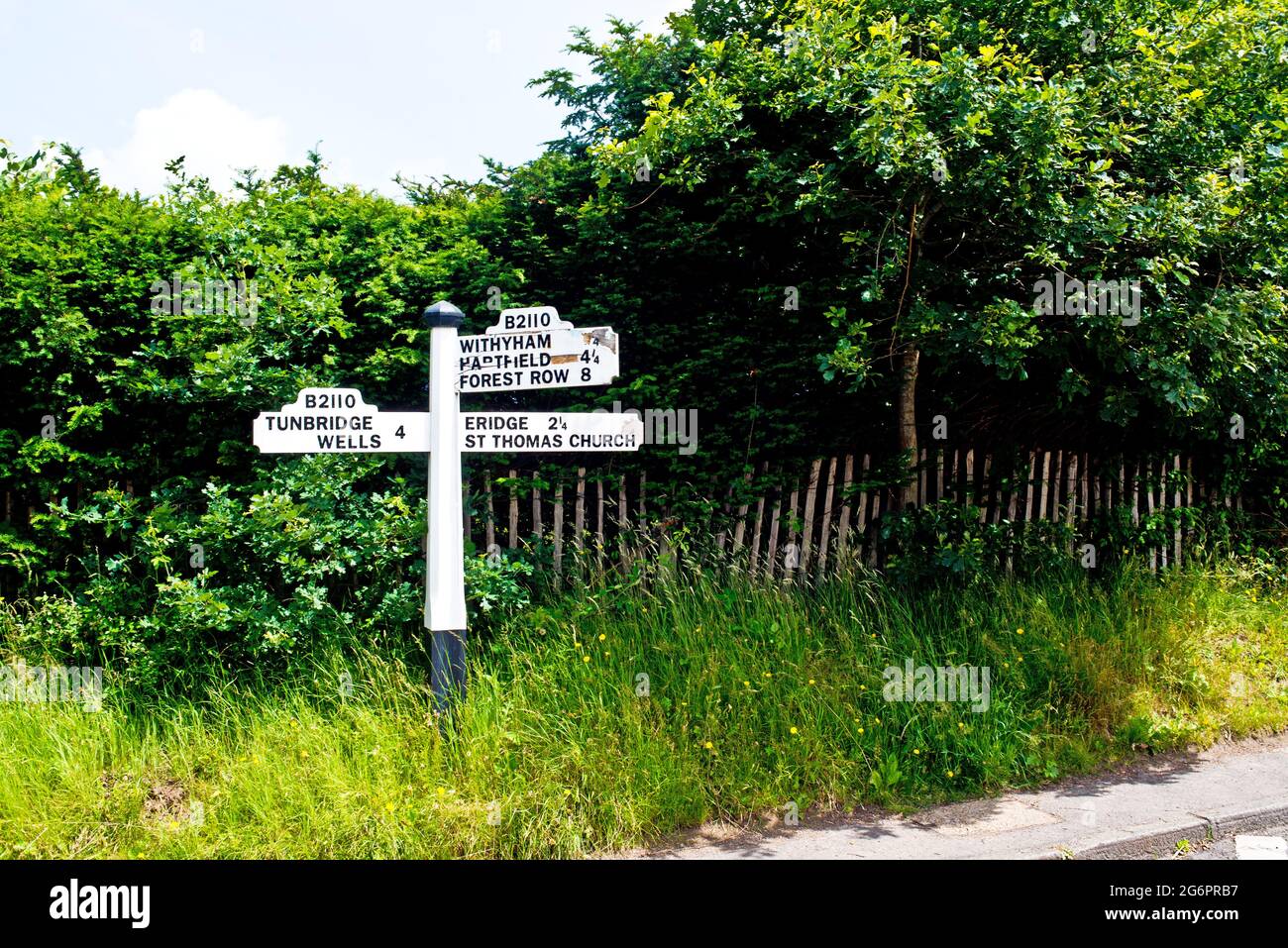 Road Signs, Groombridge, East Sussex, England Stock Photo - Alamy