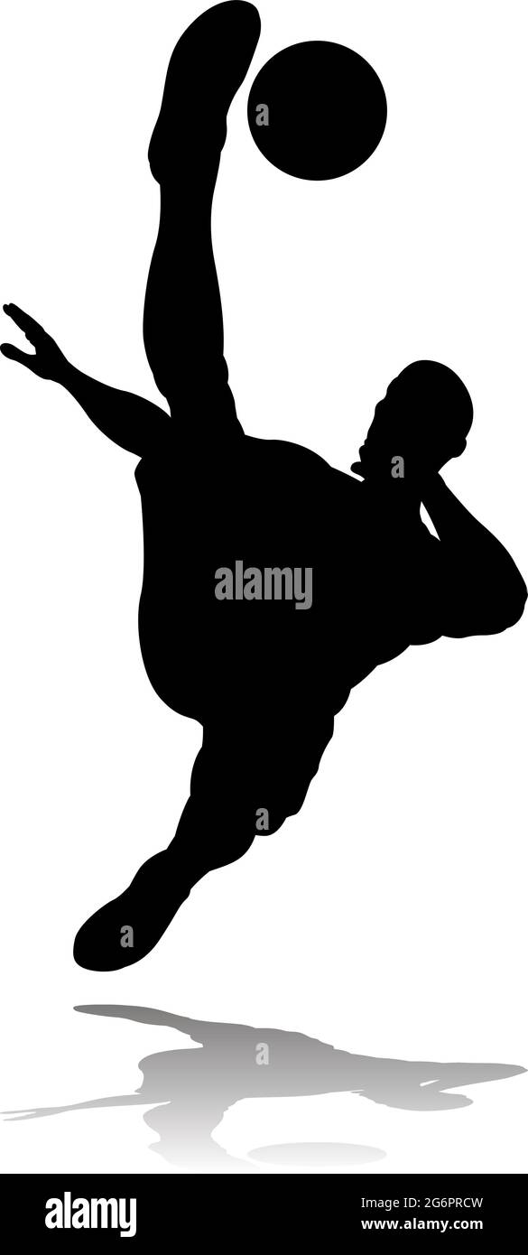 Fotball player shadow Stock Vector Images - Alamy