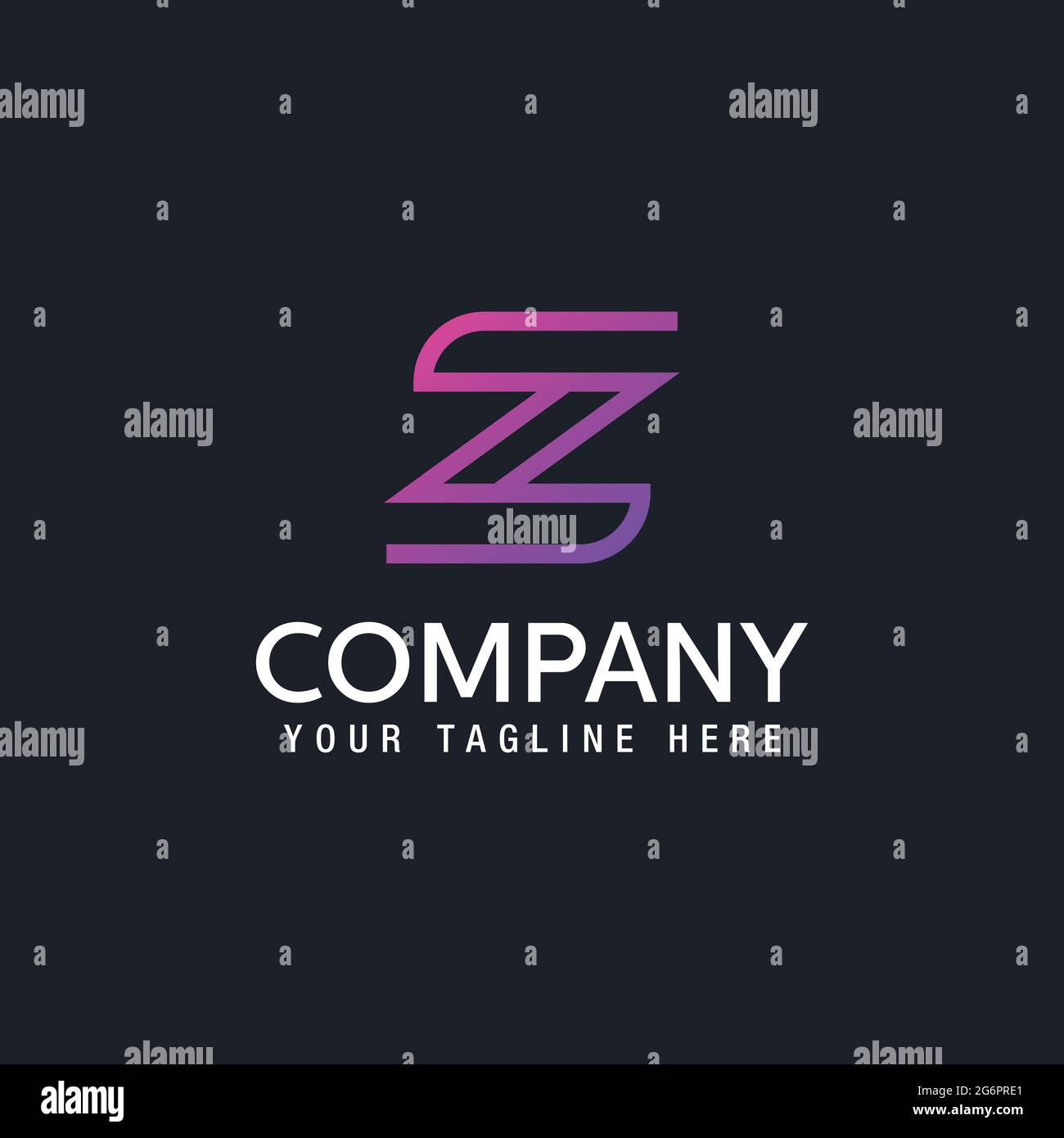 Vector graphic creative line alphabet symbol Letter Z Vector ...
