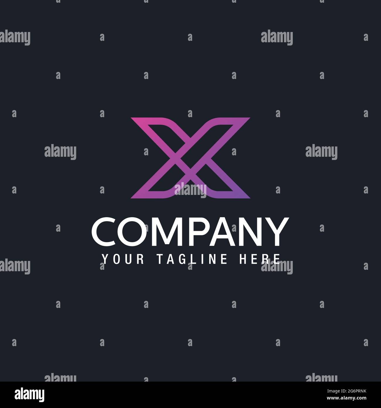 Vector graphic creative line alphabet symbol Letter X Vector ...