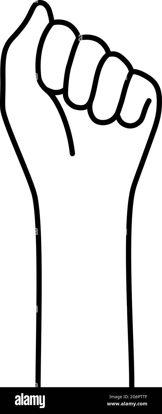 Female discrimination icon outline hi-res stock photography and images ...