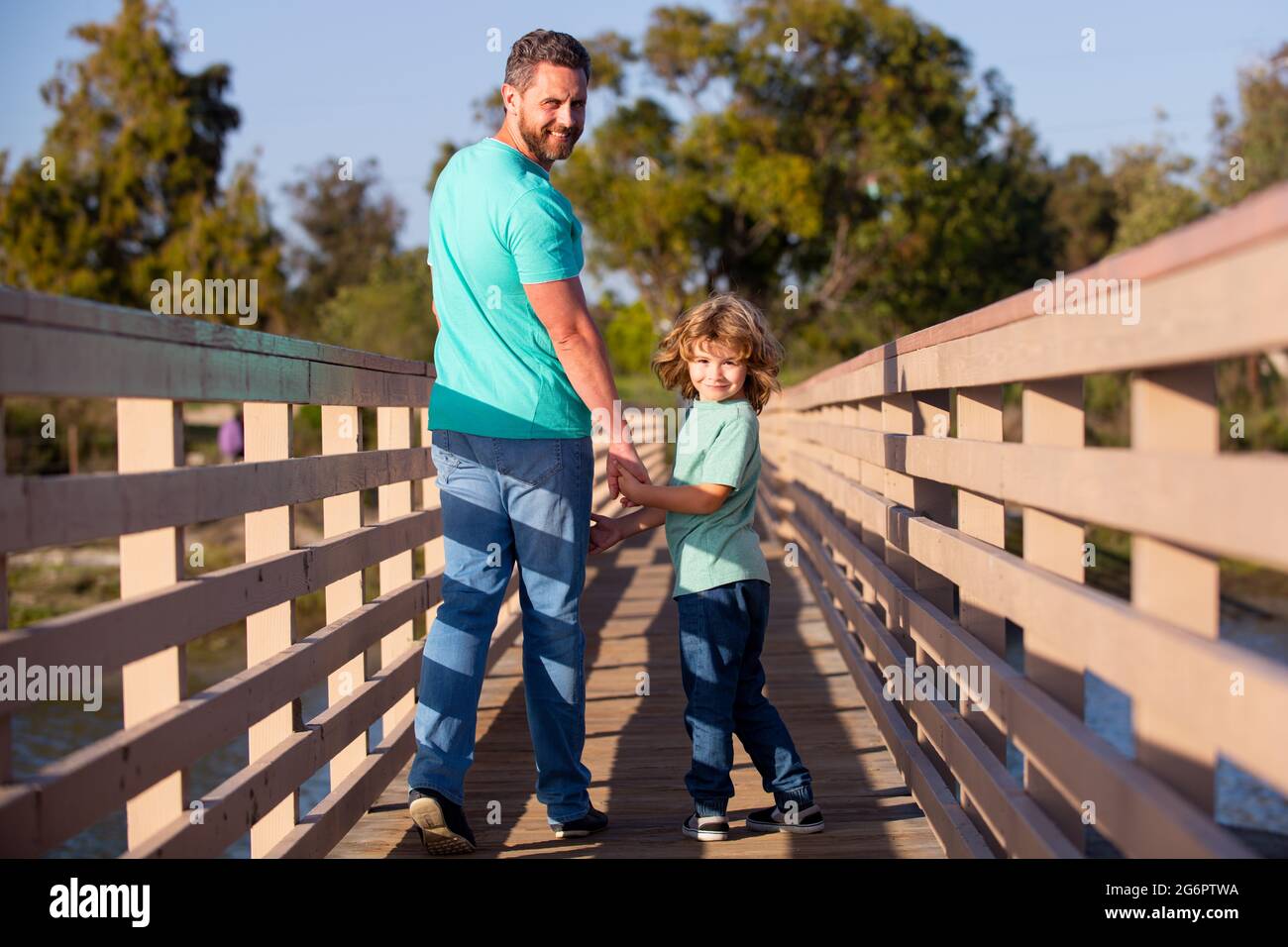 Father and son in enjoying time together, father's day Stock Photo - Alamy