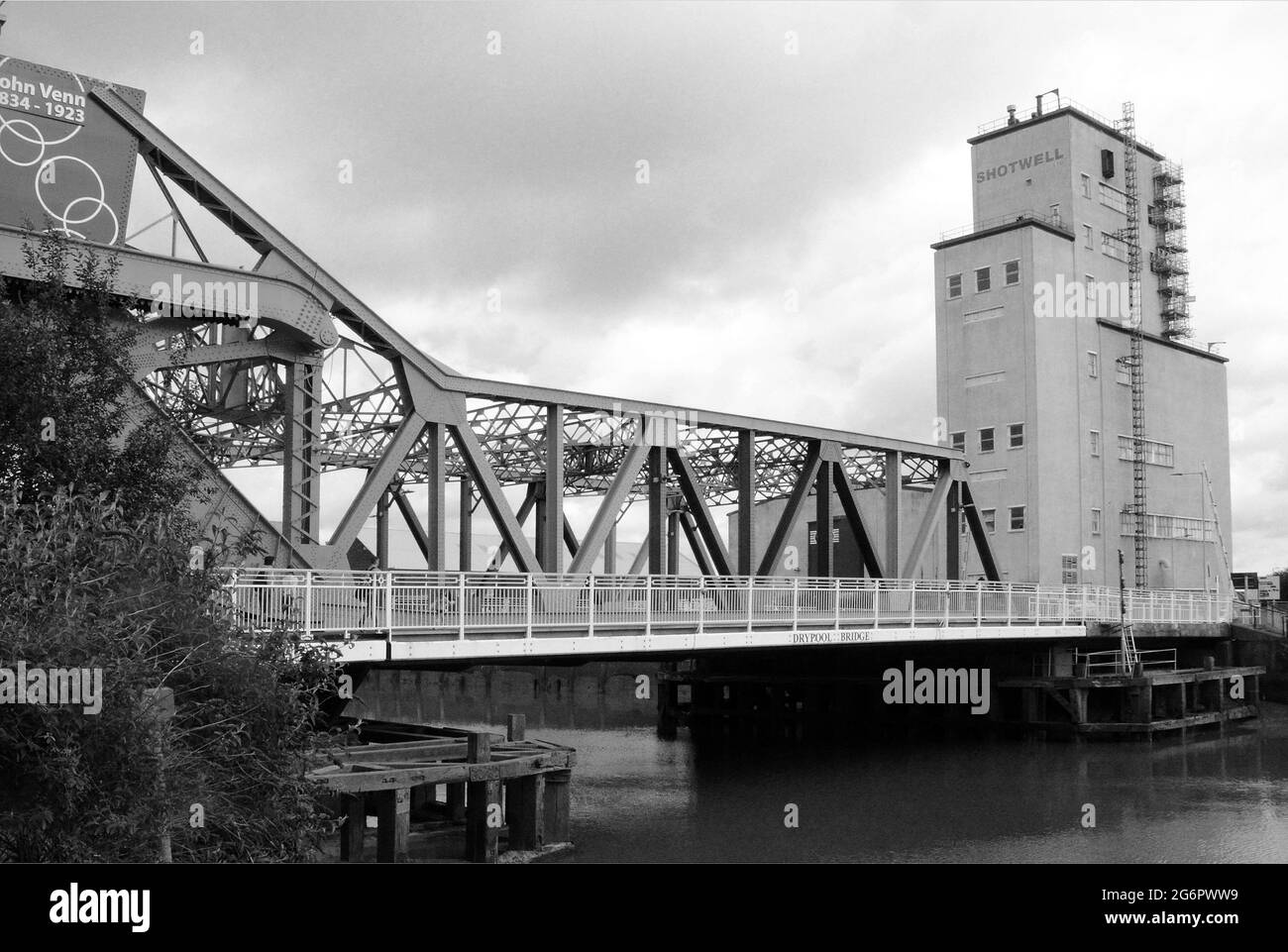 Lifting bascule bridge Black and White Stock Photos & Images - Alamy