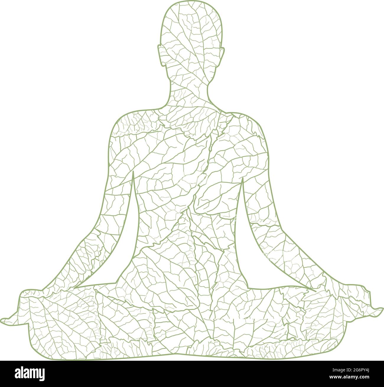 yoga in the lotus position Stock Vector Image & Art - Alamy