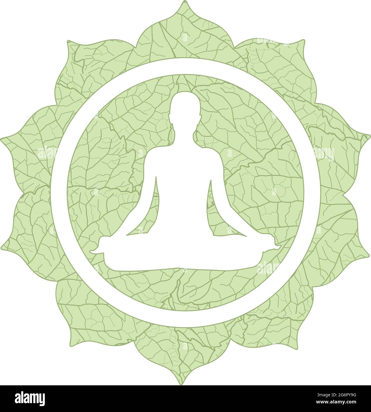 yoga in the lotus position Stock Vector Image & Art - Alamy