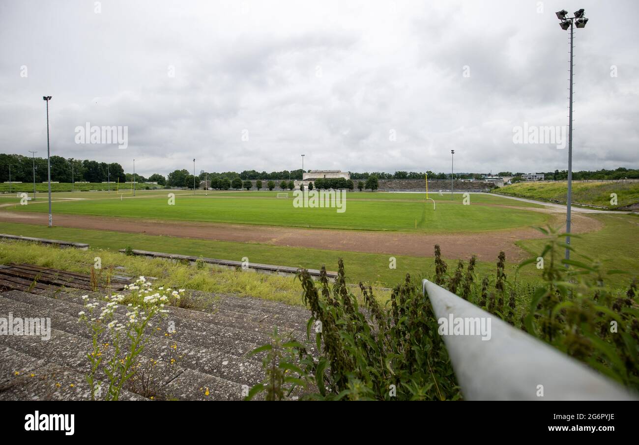 Nuremberg, Germany. 07th July, 2021. View from the southwestern rampart ...