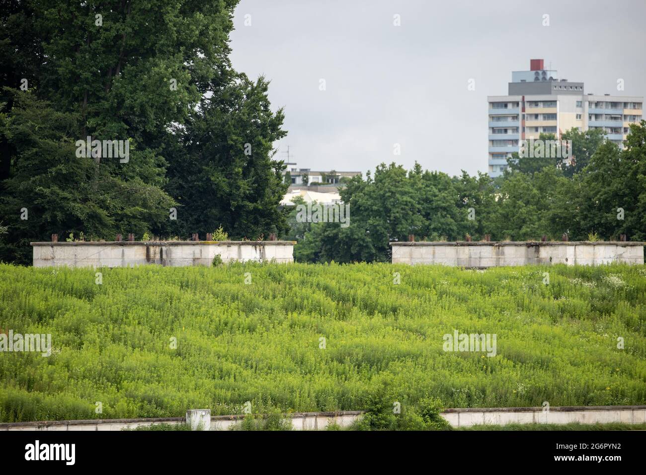 Nuremberg, Germany. 07th July, 2021. View of the partially overgrown ...