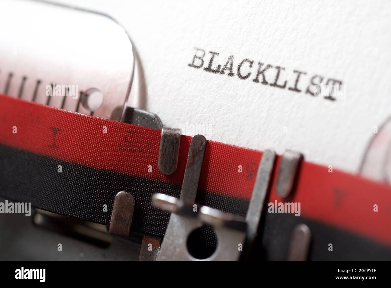 Blacklisting blacklisted blacklist hi-res stock photography and images ...