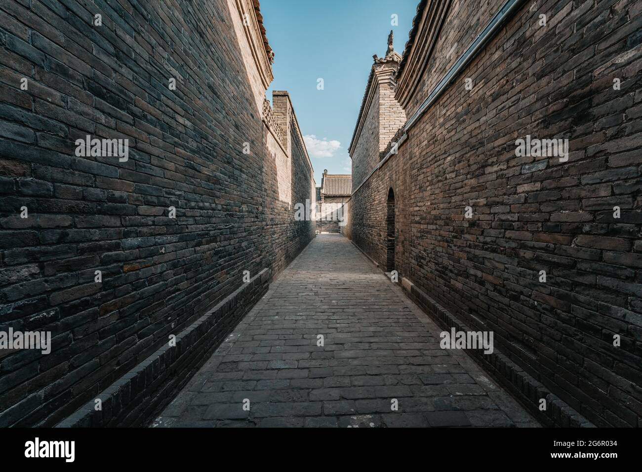 Chinese traditional building stone wall background Stock Photo - Alamy