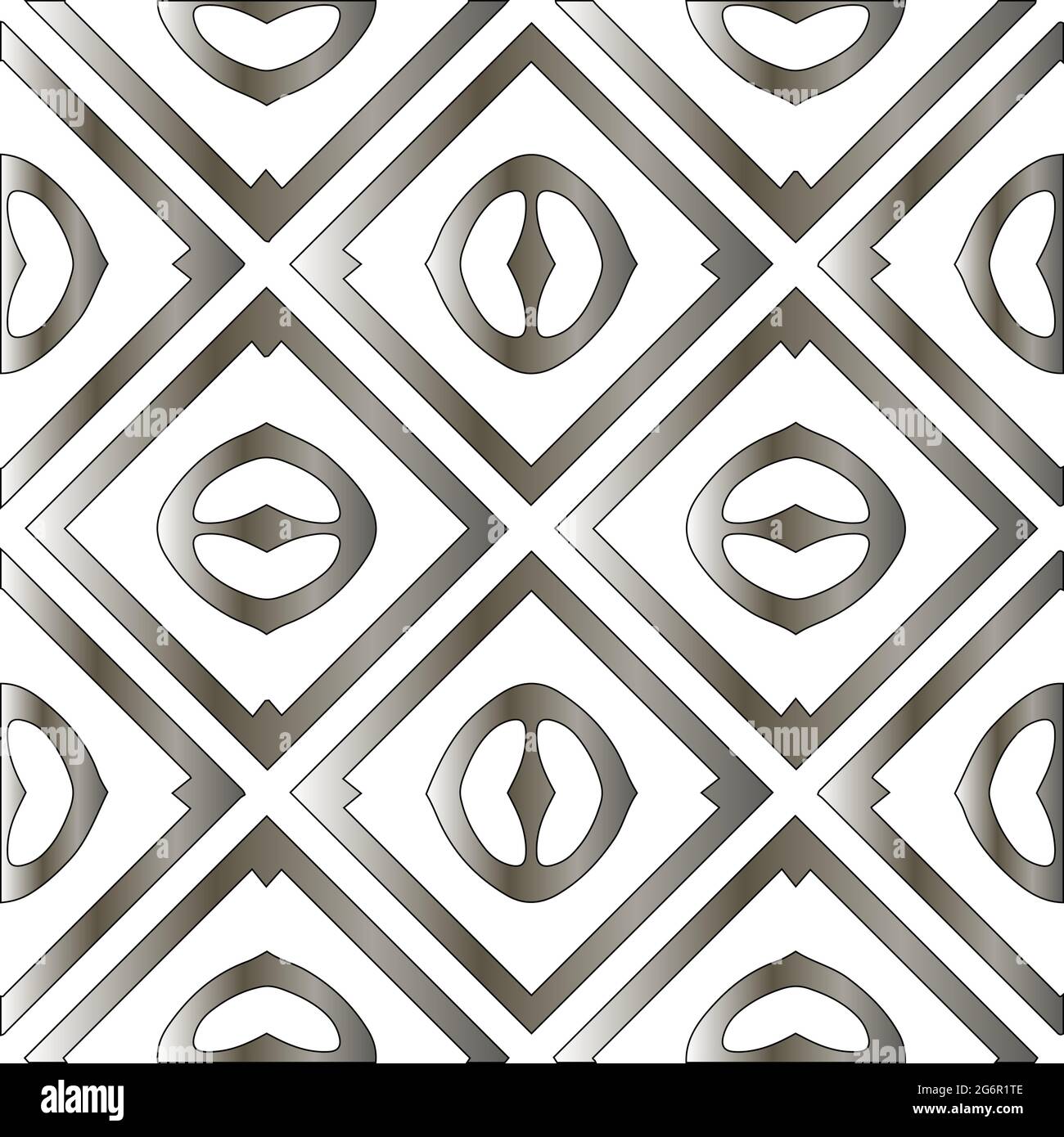 Silver repeat patterns Cut Out Stock Images & Pictures - Alamy