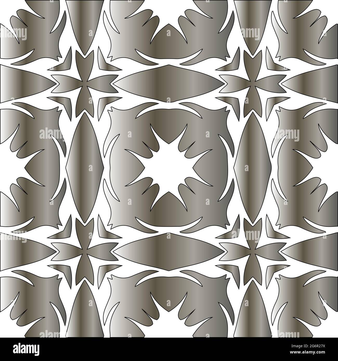 Silver metallic gradient with repeat Pattern . Abstract metallic background Stock Vector Image ...