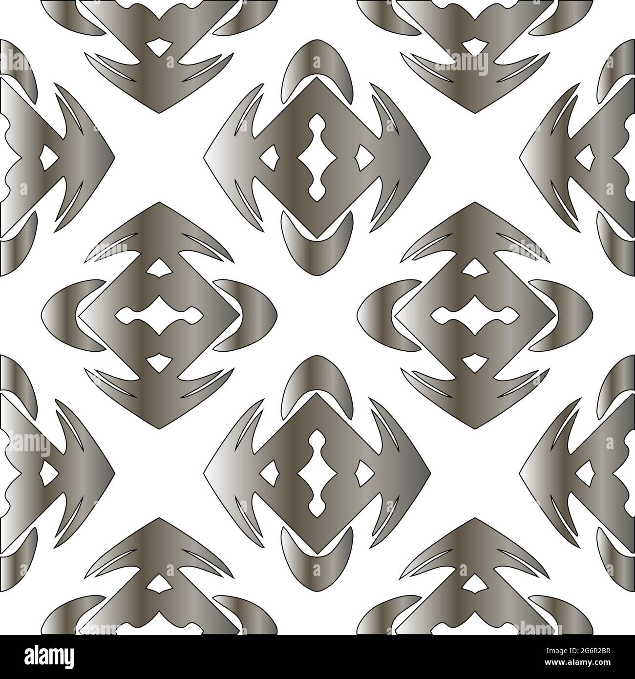 Silver metallic gradient with repeat Pattern . Abstract metallic ...