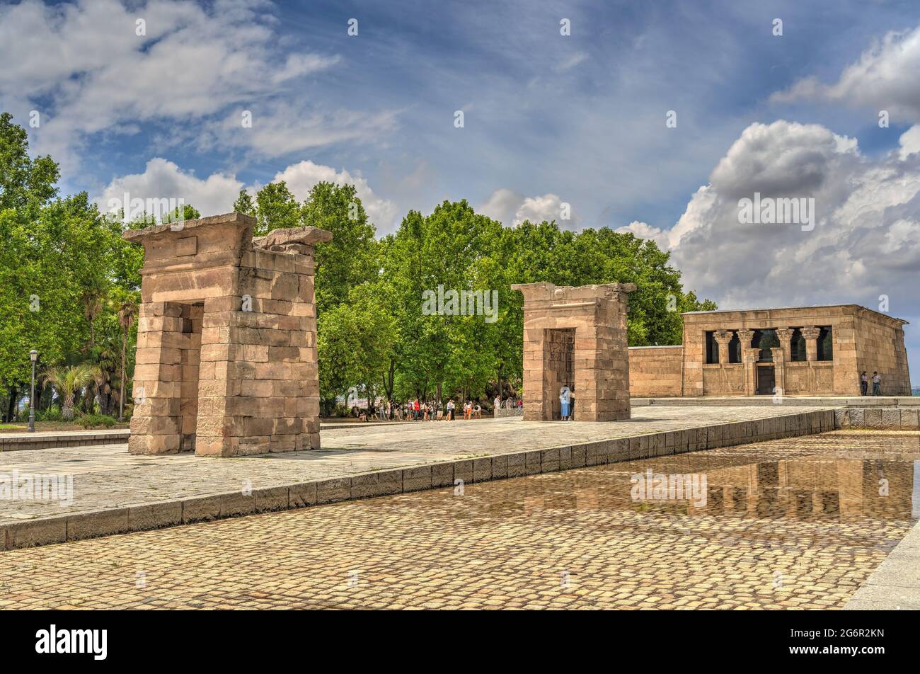 Madrid, Debod Temple Stock Photo - Alamy
