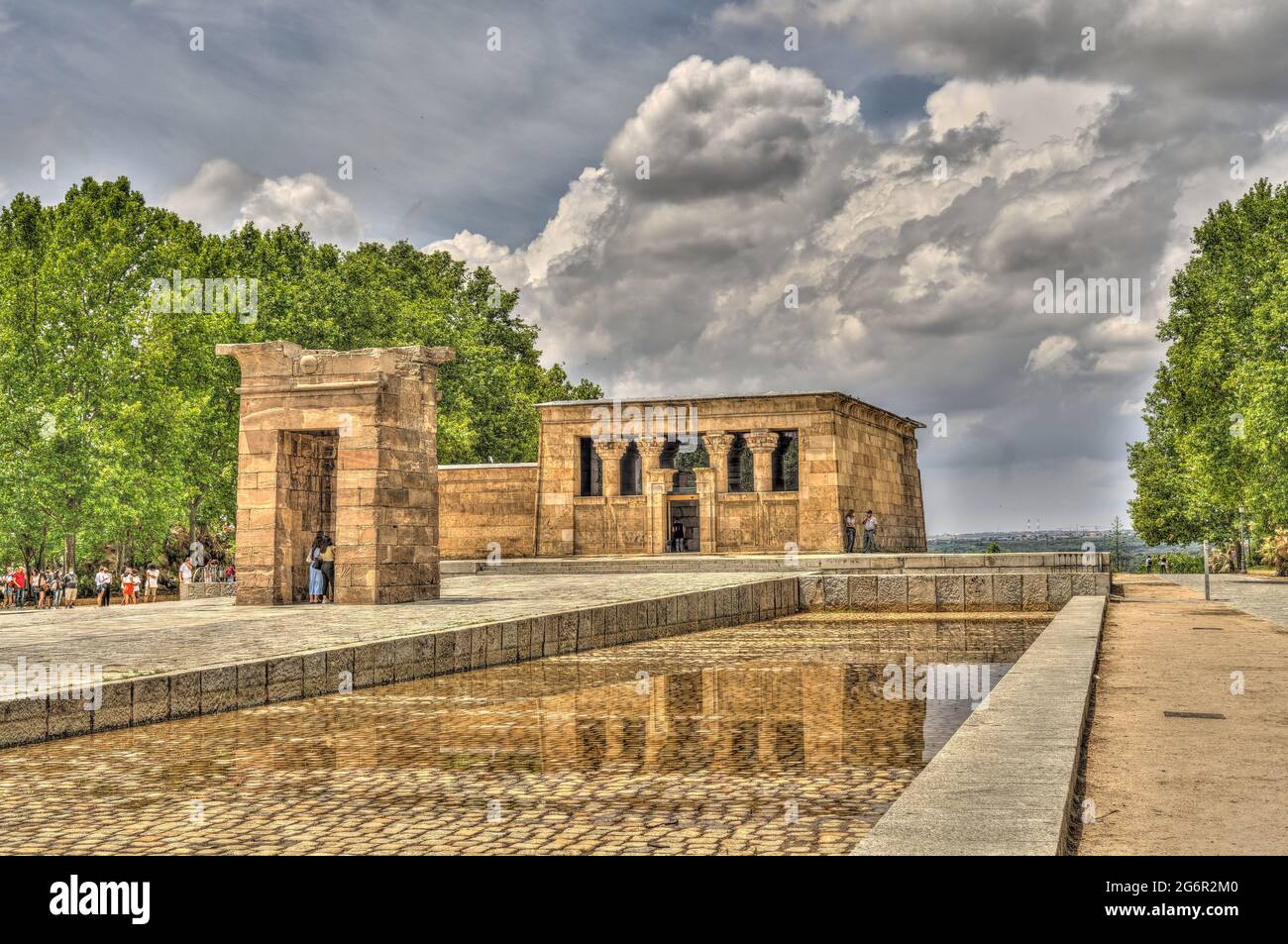 Madrid, Debod Temple Stock Photo - Alamy