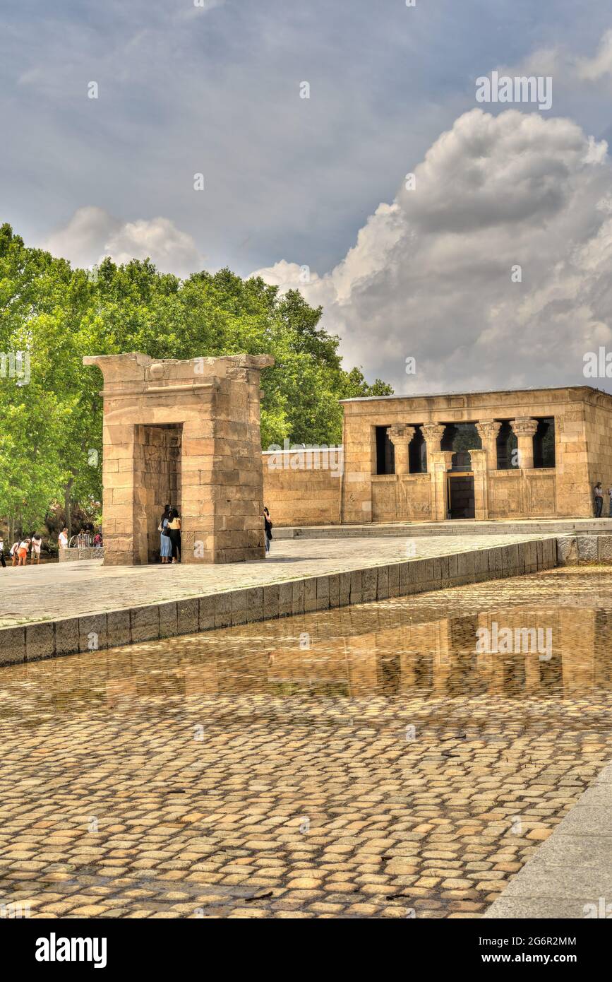 Madrid, Debod Temple Stock Photo - Alamy