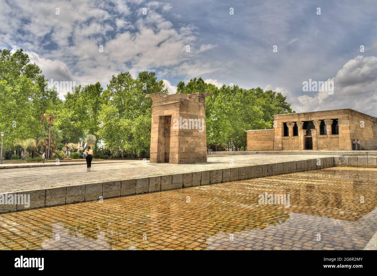 Madrid, Debod Temple Stock Photo - Alamy