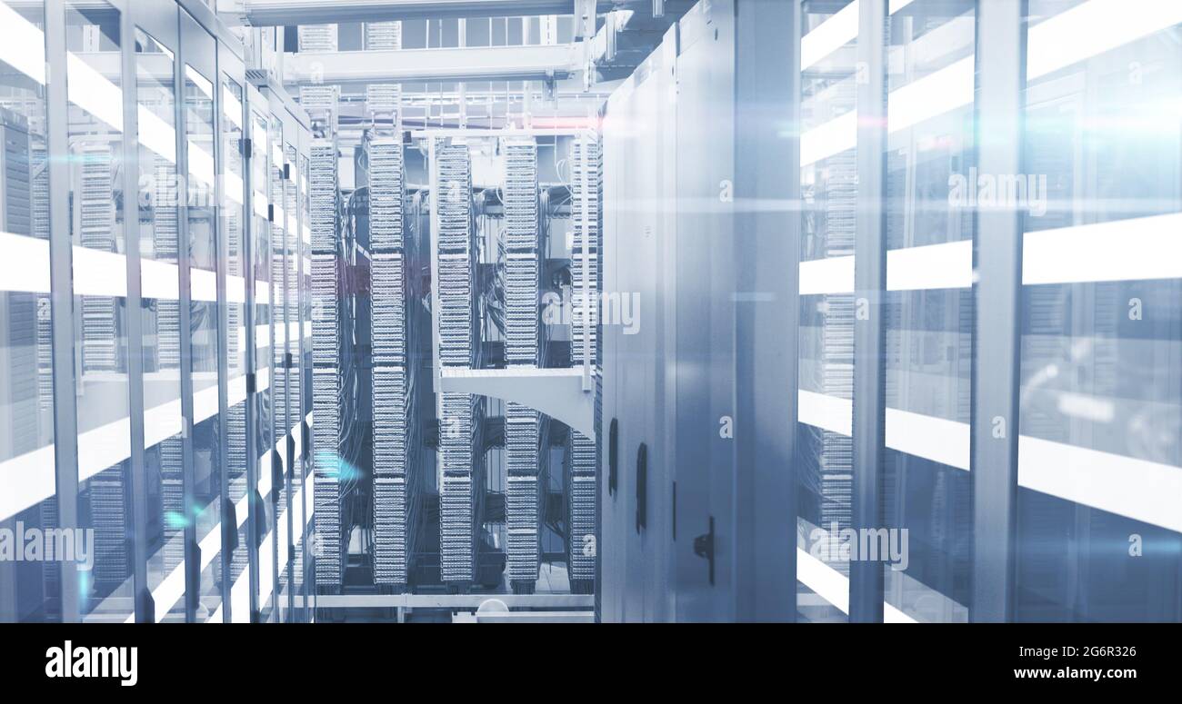 Data processing through data processing centre Stock Photo - Alamy