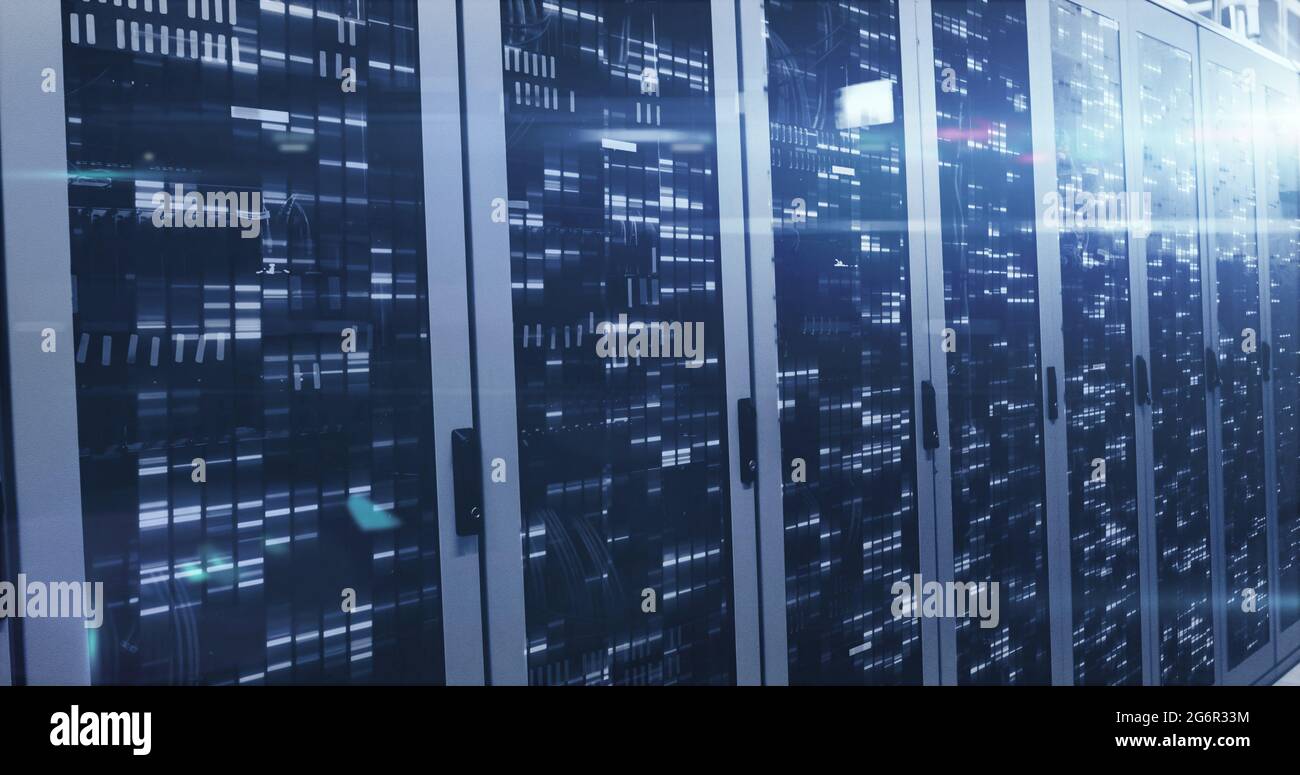 Data processing through data processing centre Stock Photo - Alamy