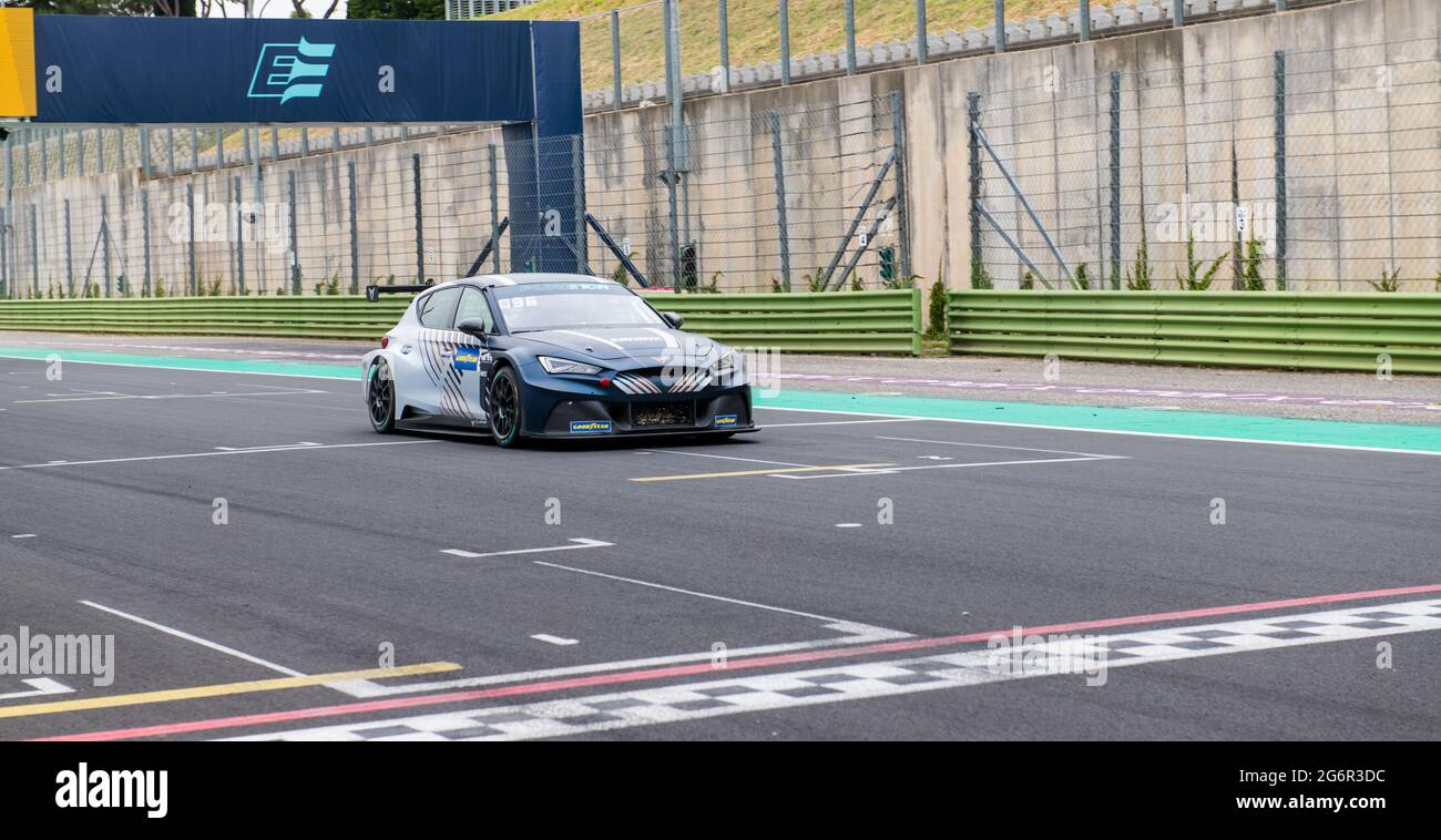 Vallelunga, Italy, June 19 2021, Pure ETCR Championship. Electric ...