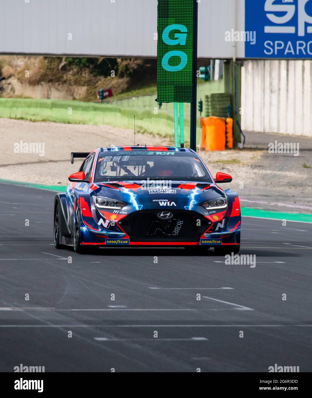 Vallelunga, Italy, June 19 2021, Pure ETCR Championship. Opening gate ...
