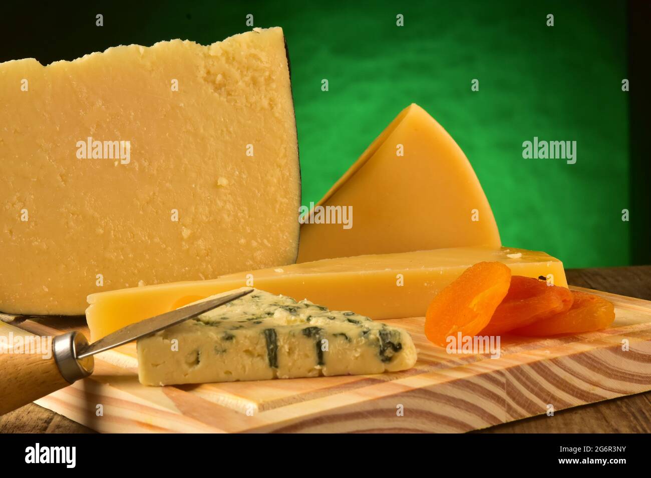 Mix of cheese on the table Stock Photo - Alamy