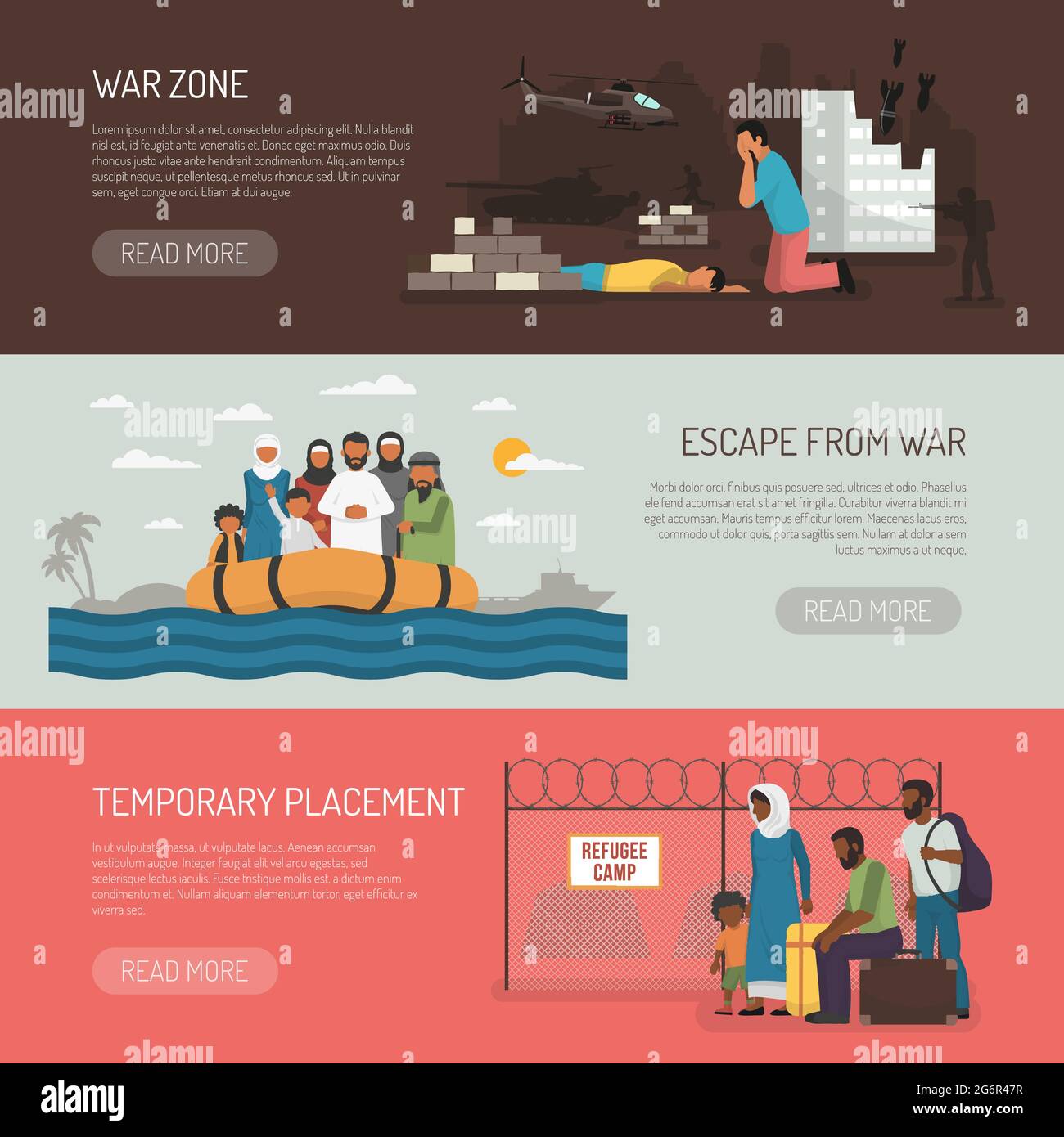 War Poverty Stock Vector Images - Alamy