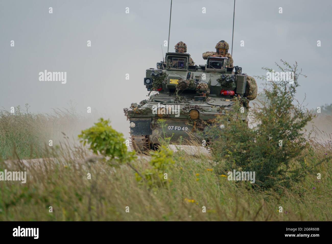 british army FV107 Scimitar armoured tracked military reconnaissance ...