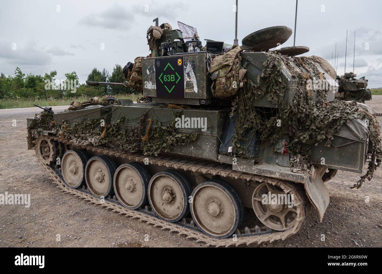 british army FV107 Scimitar armoured tracked military reconnaissance ...