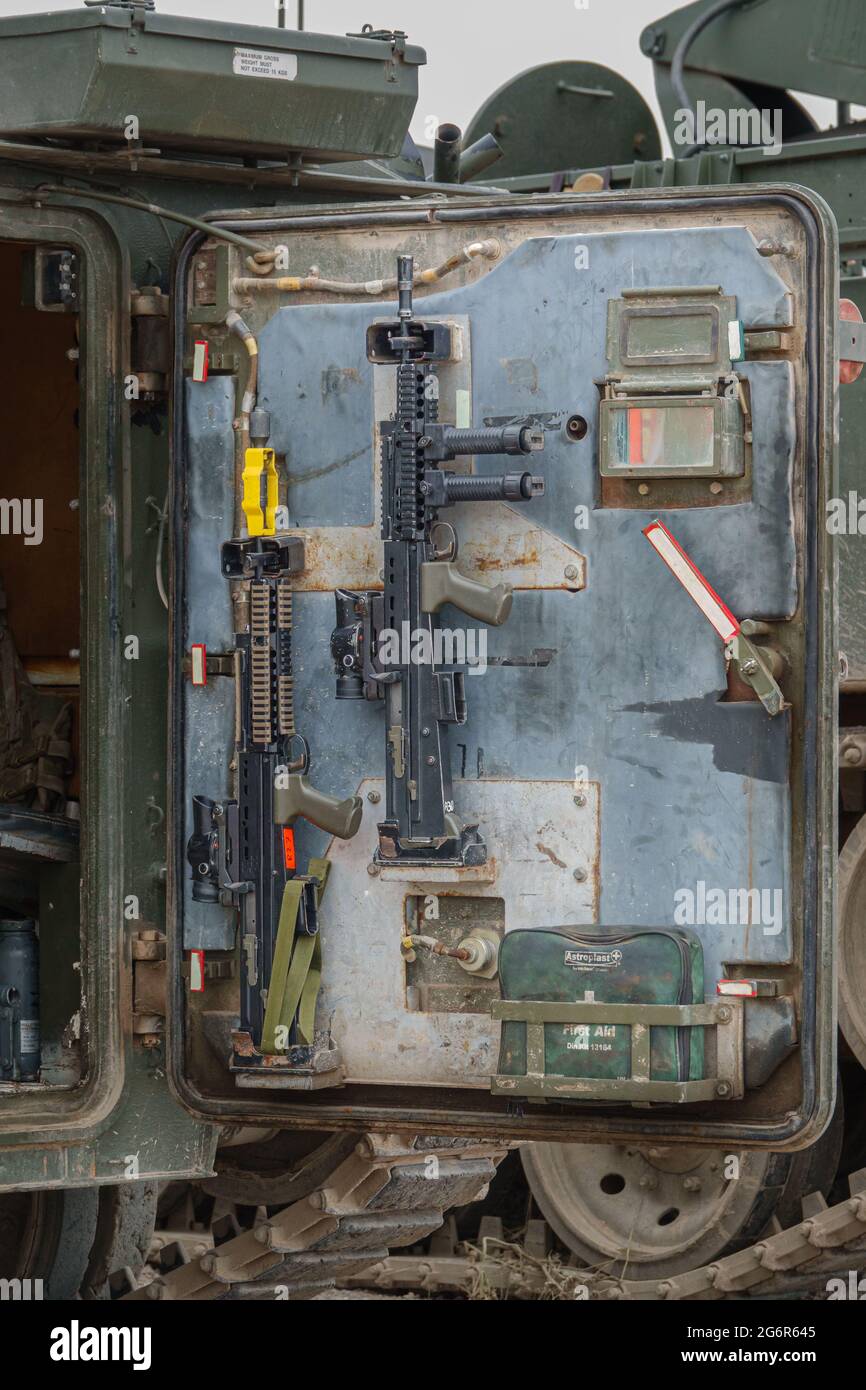 Army tank inside hi-res stock photography and images - Alamy