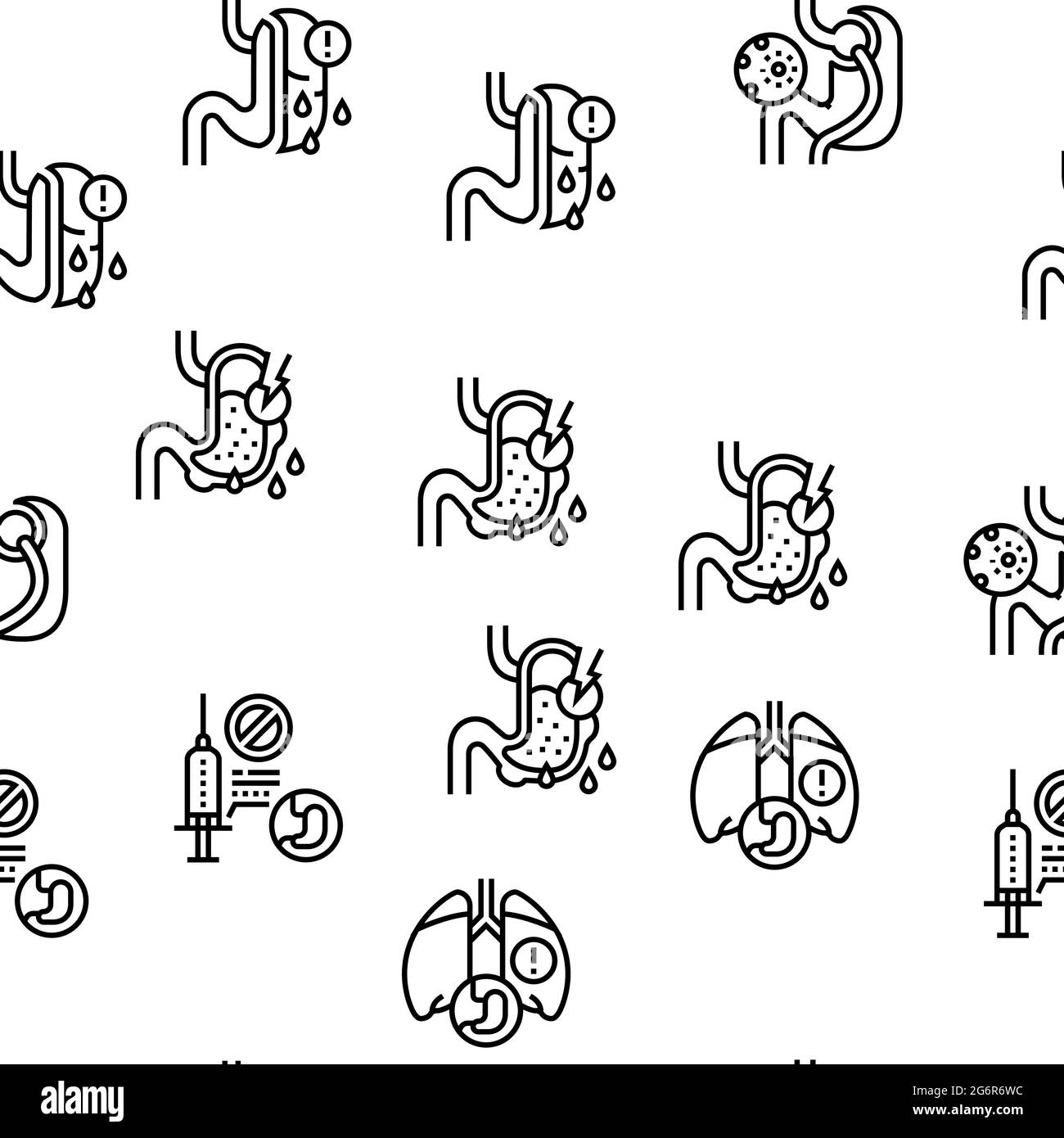 Bariatric Surgery Vector Seamless Pattern Stock Vector Image & Art - Alamy