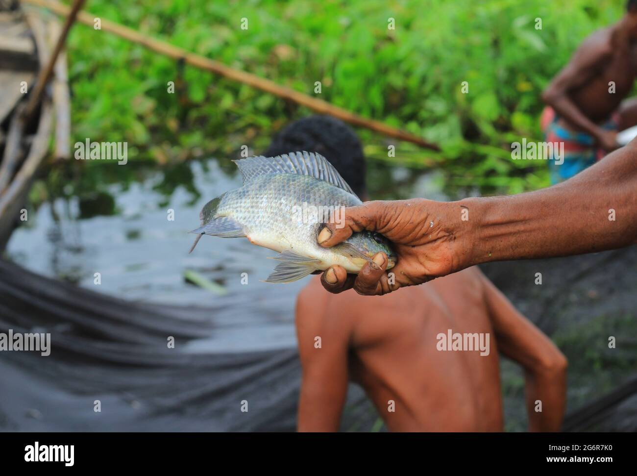 Bangladeshi fishermen fishing hi-res stock photography and images - Alamy