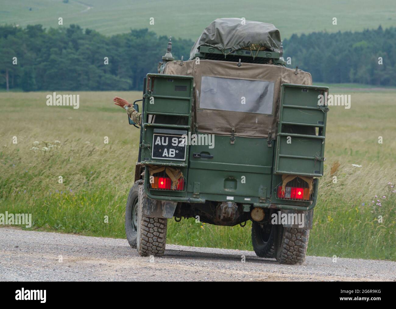 A British army Steyr-Daimler-Puch - BAE Systems Pinzgauer high-mobility ...